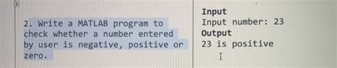 Solved Write A MATLAB Program To Check Whether A Number Chegg