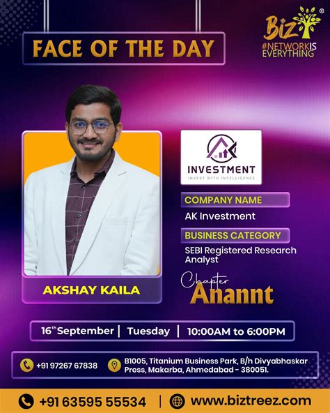Biztreez 🌟 Face Of The Day 🌟 Meet Akshay Kaila The Dynamic Mind