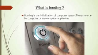 Booting Process Of Computer PPTX Operating Systems Computer Software And Applications