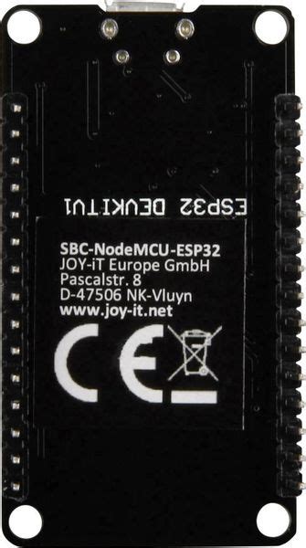 Joy It Sbc Nodemcu Esp32 Entwickler Platine Node Mcu Esp32 Modul Online Bestellen Thalia