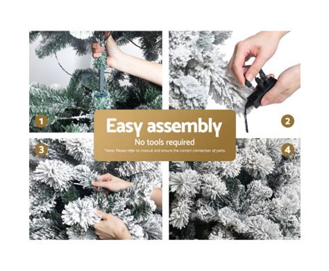 Jingle Jollys Christmas Tree 21m Xmas Tree With 500 Led Lights Snowy