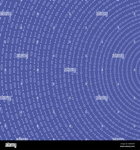 Binary Code Bright Blue Stock Vector Images Alamy