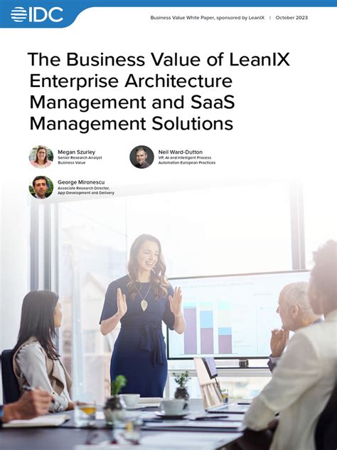 The Business Value Of Leanix Download Free Pdf Cloud Computing