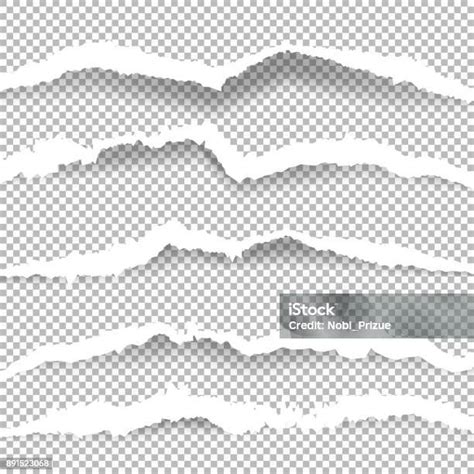 찢어진된 종이 찢어진 가장자리 0명에 대한 스톡 벡터 아트 및 기타 이미지 0명 개념 개체 그룹 Istock