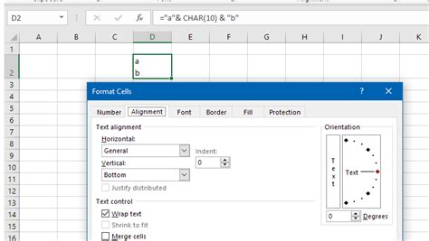 Excel Formula Concatenating Char 10 In Fomula Ignores Line Break