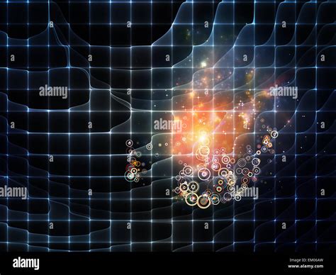 Energy Of Particle Grid Stock Photo Alamy