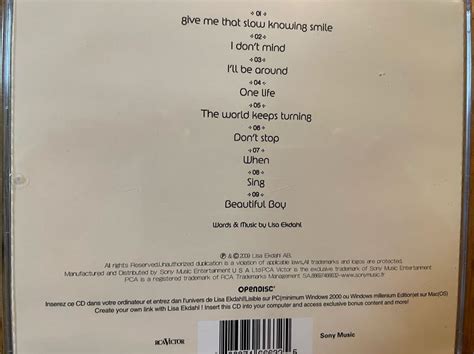 Yahooオークション Cd Lisa Ekdahl Give Me That Slow Knowing Sm