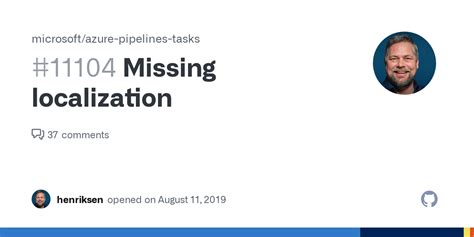 Missing Localization · Issue 11104 · Microsoftazure Pipelines Tasks