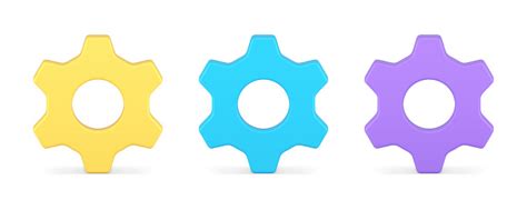 기어 톱니바퀴 메커니즘 비즈니스 프로세스 개발 기술 설정 3d 아이콘 세트 벡터 개발에 대한 스톡 벡터 아트 및 기타 이미지