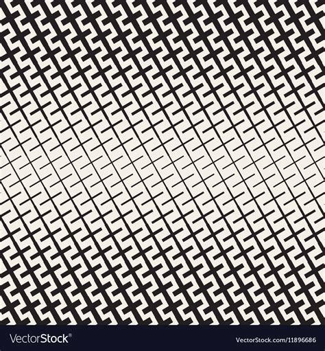 Cross Shapes Halftone Lattice Seamless Royalty Free Vector