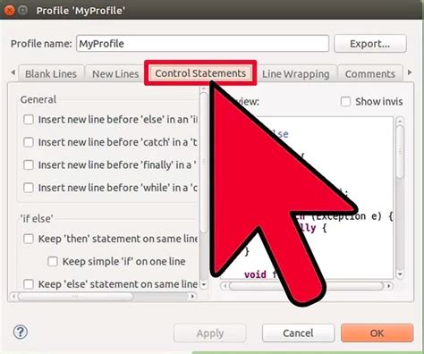 Java Eclipse Formatter Ignore Content In If Conditions Stack Overflow