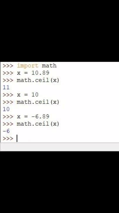 Python Ceil Function In Tamilcoding Shortvideo Tamil Python Cs