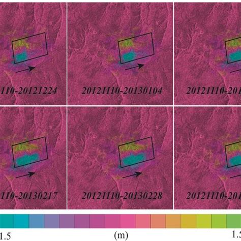 Time Series Deformation Images In The Terrasar X Azimuth Direction The Download Scientific