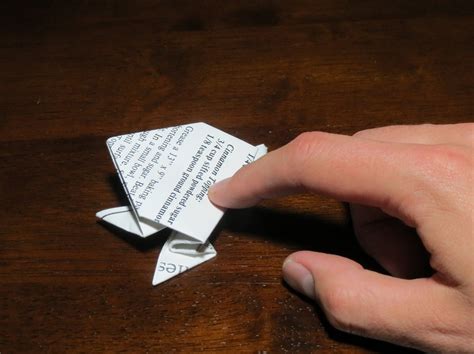 Jumping Frog Printable Origami Instructions