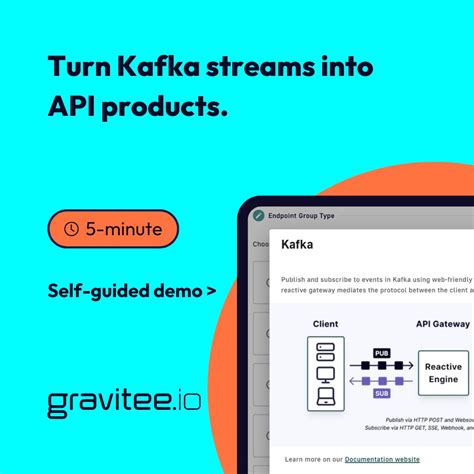 gravitee on linkedin self guided demo create a kafka api product