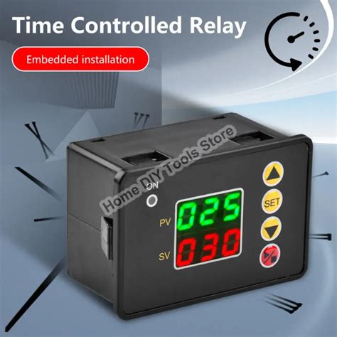 T2310 Ac 110 220v Dc 12v 24v Led Digital Time Controller Countdown Timer On Off Switch Delay