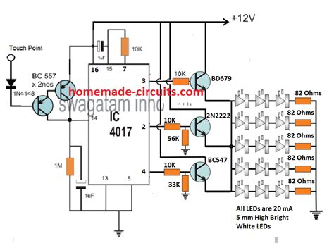 4017 Ic Project Circuit Diagram Circuit Diagram