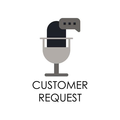 Colored Customer Request Vector Icon Illustration 23037148 Vector Art