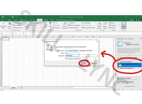 How To Connect MS Excel Using MySQL MS Excel