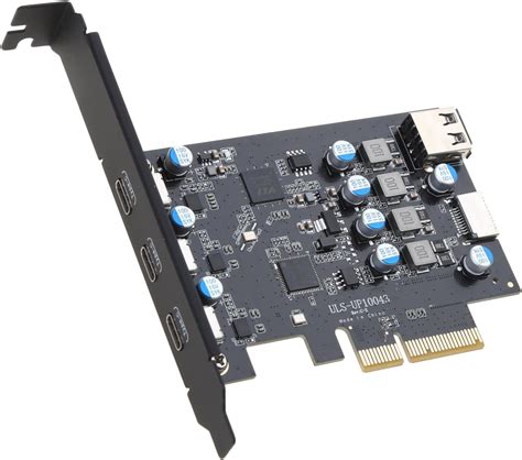 3 Port Type C Pci E Expansion Card Pci Express 4x To Usb 3 2 Gen Adapter 20gbps Fast Transfer
