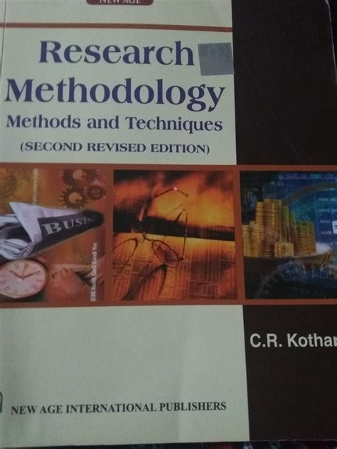 Research Methodology Methods And Techniques Uk C R Kothari 9788122415223 Books