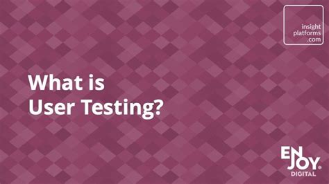What Is User Testing Insight Platforms