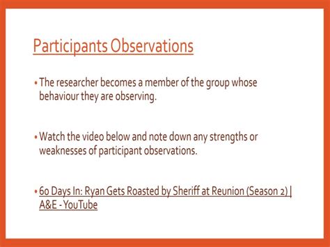 Observations Research Methods Lesson 10 Aqa Psychology Powerpoint Teaching Resources