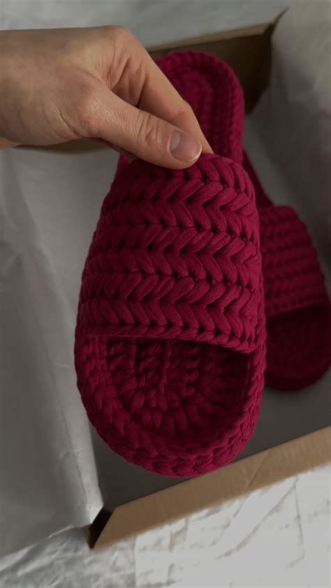 Crochet Slippers Вязані капці Uncinetto Semplice Fai Da Te Uncinetto Borse Fai Da Te Uncinetto