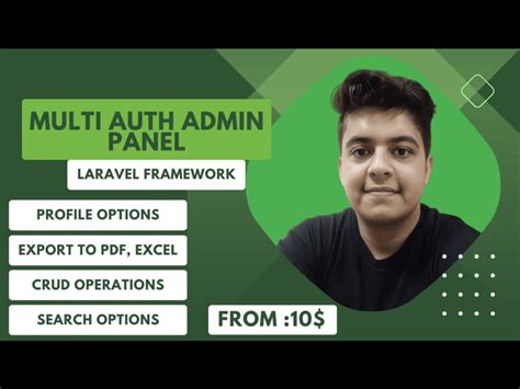 Multi Auth Admin Dashboard With Php Laravel Framework Upwork