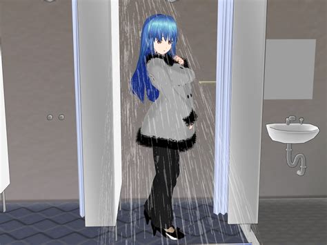 Winter Wetlook Shower By Neko6927 On Deviantart