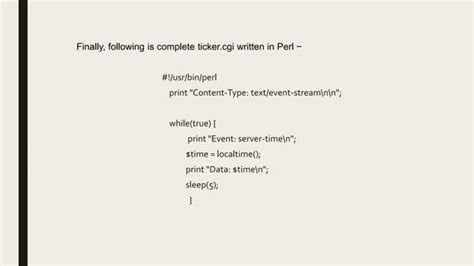 Html5 Server Events Ppt