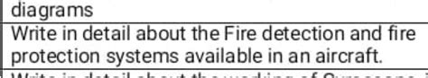 Diagramswrite In Detail About The Fire Detection And Fire Protection Sys