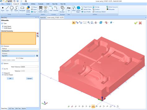 New Cad Features In Bobcad Cam Bobcad Cam Bobcad Cam