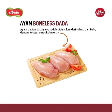 Jual Uinn Ayam Dada Tanpa Tulang Halal 1 Kg Frozen Food Sibeku Shopee Indonesia