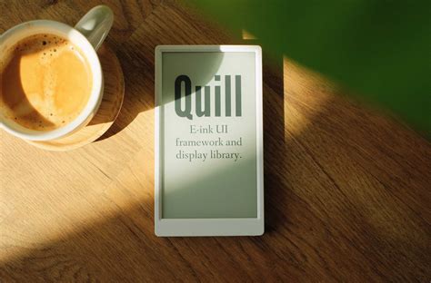 Quill The E Ink Ui Framework
