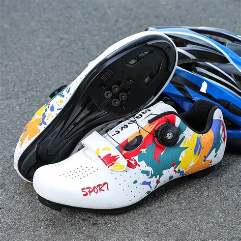 2022 남녀공용 사이클링 Mtb 신발 Spd 로드 더트 바이크 루트 클리트 플랫 스니커즈 레이싱 자전거 산악 Spd 바이크