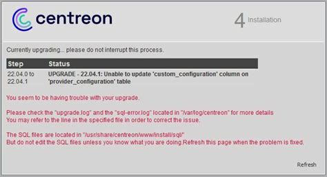 Upgrade 22041 Unable To Update Customconfiguration Column On Providerconfiguration