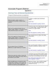 COM 155 WK 4 INDIVIDUAL ASSIGNMENT GRADED Appendix D COM 155 Version 4 Associate Program