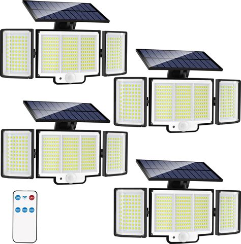 Tuffenough Solar Outdoor Lights 2500lm 210 Led Security