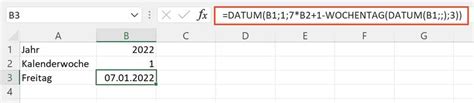 Excel Tipps Und Tricks Mit Dieser Formel Können Sie Das Datum Eines… Exceltricks De