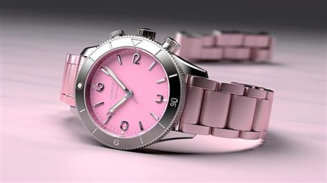premium ai image wristwatch on the beach 3d rendering selective focus
