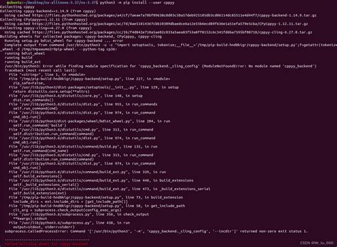 Failed Building Wheel For Cppyy Backendns3pyvizns337pyviz