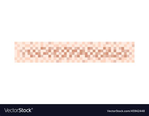 Censor Blur Effect Texture Skin Tone Colored Vector Image