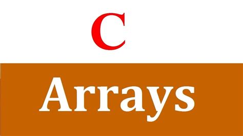 C Programming Bangla Tutorial 38 Array With Example 1 Youtube