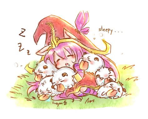 Lulu Pix And Poro League Of Legends Drawn By Sueyen Danbooru