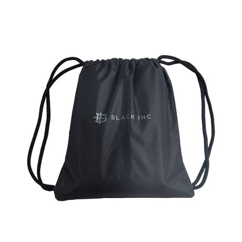 Drawstring Bag Black Inc