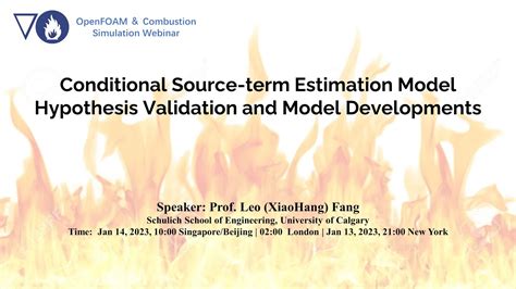 conditional source term estimation model hypothesis validation and