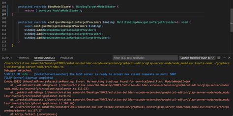 No Matching Bindings Found For ServiceIdentifier Eclipse Glsp Glsp Discussion GitHub