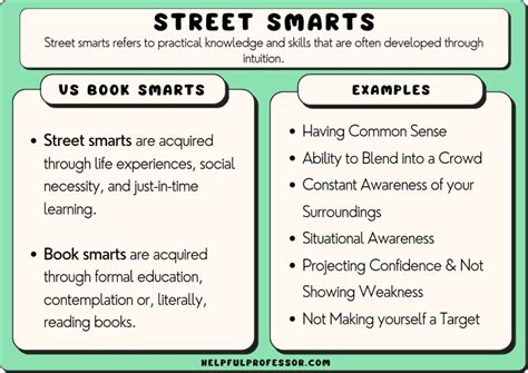 What Does It Mean To Be Street Smart