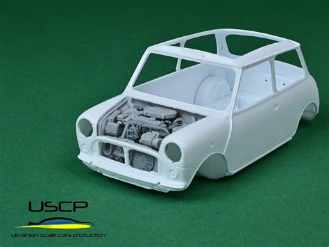 Mini Mpi Engine Bay Super Detail Set Transkit Ukrainian Scale Cars